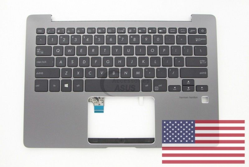 US QWERTY grey Keyboard for Zenbook 13 | Accessoires Asus